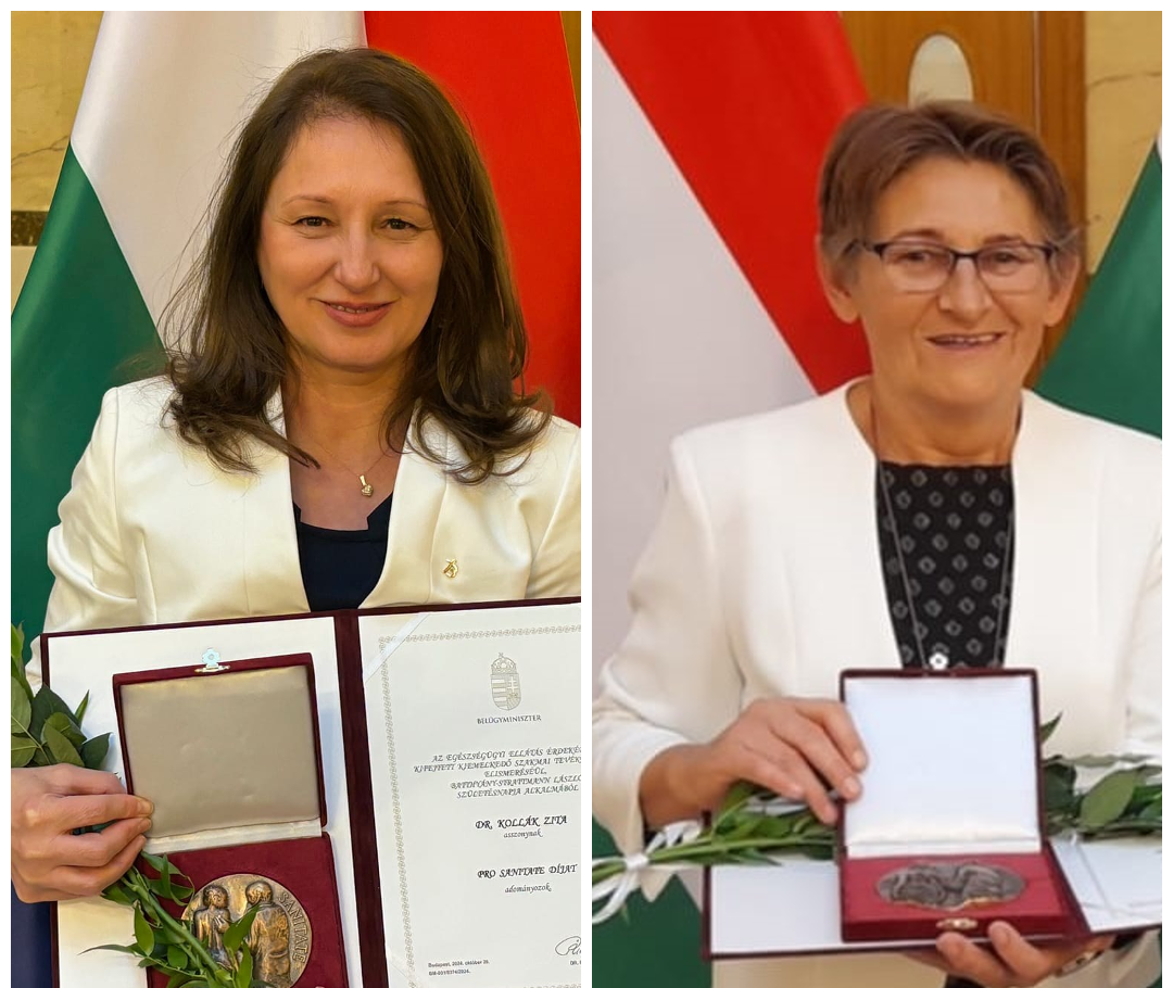 Pro Sanitate Díj két munkatársunknak - Bethesda Gyermekkórház